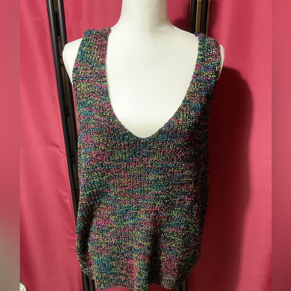 Jolie & Joy by FCT With Love | Tops | Jolie Joy Sweater Crochet Tank ...